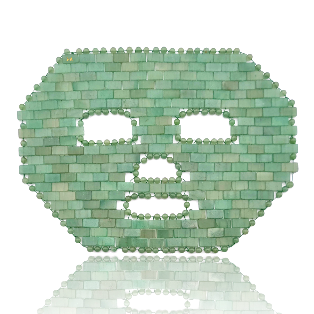 Hand Made Luxe Indian Jade Face Mask